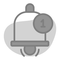 Reminder icon user interface as a simple sign Vector Image