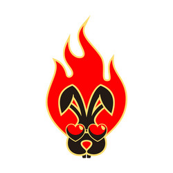 Rabbit Fire Vector Images (over 1,800)