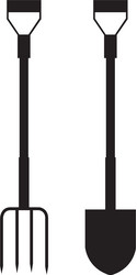 Rake Shovel Pitchfork Vector Images (over 4,000)