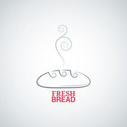 Bread vintage design menu background Royalty Free Vector