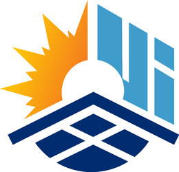 Solar system logo template Royalty Free Vector Image