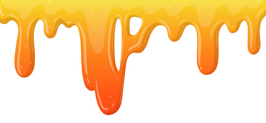 Cartoon sticky slime splash slime borders Vector Image