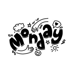 Monday Word Art Vector Images (over 550)