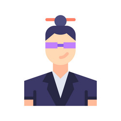 Stylist male icon image Royalty Free Vector Image