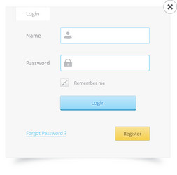 User login 5 Royalty Free Vector Image - VectorStock