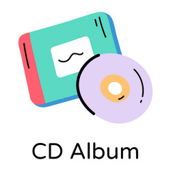 Cd album Royalty Free Vector Image - VectorStock