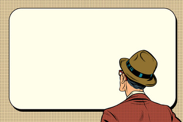 Man Look Back Vector Images (over 1,300)