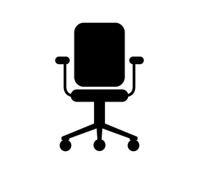 Work chair icon simple office sit Royalty Free Vector Image