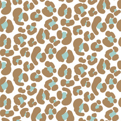 Leopard pixel art style stains pattern design Vector Image