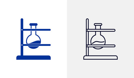 Lab icon logo template education icon concepts Vector Image