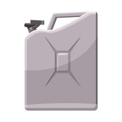 Red jerrycan icon cartoon style Royalty Free Vector Image