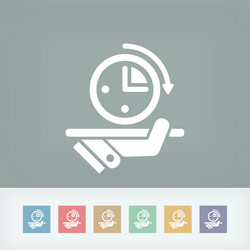 Time for service Royalty Free Vector Image - VectorStock