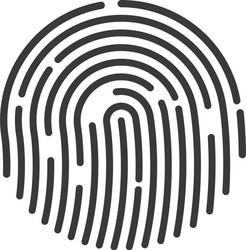 Fingerprint template Royalty Free Vector Image