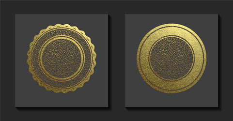 Rubber stamp gold Royalty Free Vector Image - VectorStock