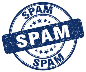 Spam stamp Royalty Free Vector Image - VectorStock