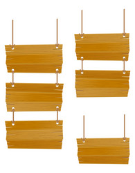 Wooden message board Royalty Free Vector Image