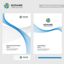 Audit Report Cover Page Vector Images (55)