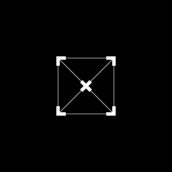 Cyberpunk style element futuristic rectangle Vector Image