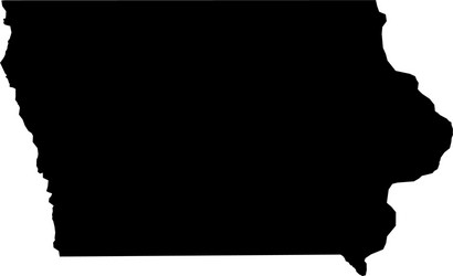 Iowa State Silhouette Vector Images (over 480)