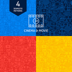 Movie Patterns Vector Images (over 10,000)