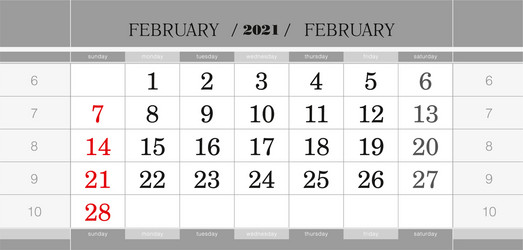 Quarterly Calendar Wall Vector Images (over 960)