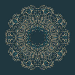 Pattern round Royalty Free Vector Image - VectorStock