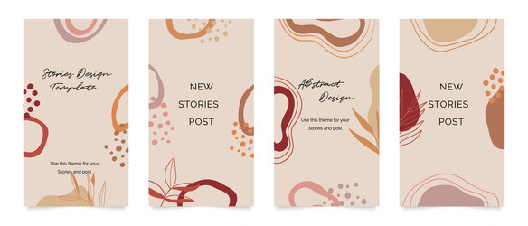 Design backgrounds for social media post Vector Image