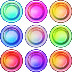 Buttons set Royalty Free Vector Image - VectorStock