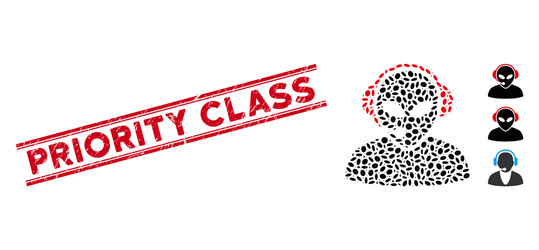 Grunge Priority Icon Vector Images (over 400)