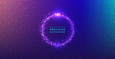 Particles liquid dynamic flow Royalty Free Vector Image