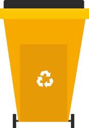 Yellow Dustbin Vector Images (over 2,600)