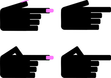 Hand sign insult Royalty Free Vector Image - VectorStock