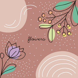 Flower One Color Vector Images (over 3,100)