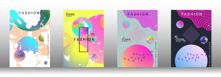 Future futuristic template with abstract forms for