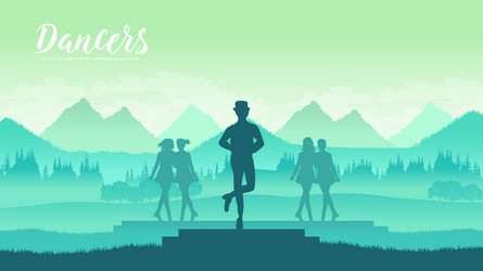 Irish Dancer Vector Images (92)