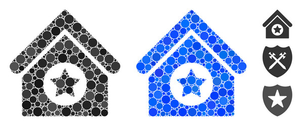 Military building icon Royalty Free Vector Image