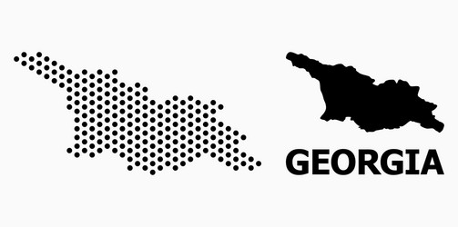 Georgia Dot Map State Vector Images (over 220)