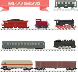 Train set Royalty Free Vector Image - VectorStock