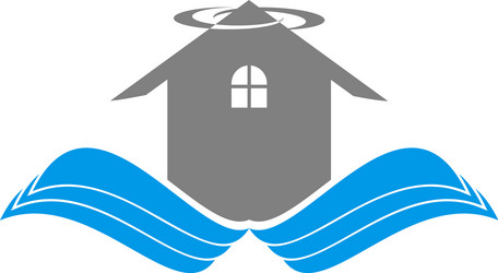 Wing house logo Royalty Free Vector Image - VectorStock