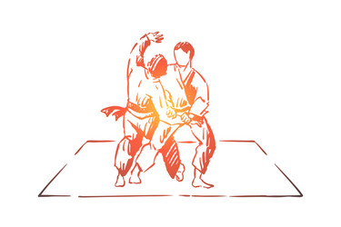 Judo Royalty Free Vector Image - VectorStock
