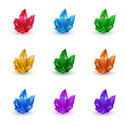 Quartz crystal Royalty Free Vector Image - VectorStock