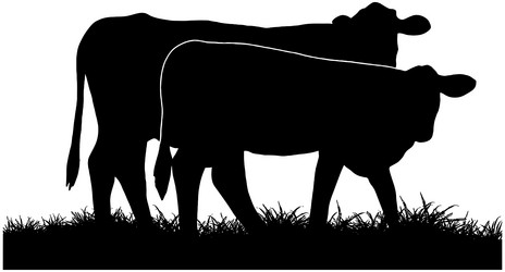 Cattle Grazing Icon Vector Images (over 1,300)