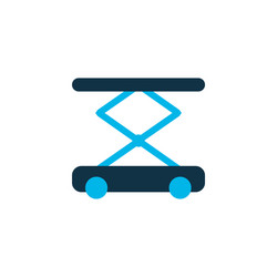 Construction hoist icon colored symbol premium Vector Image