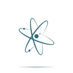 Atom logo icon Royalty Free Vector Image - VectorStock