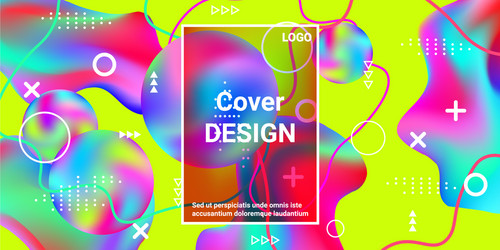 Modern design poster Royalty Free Vector Image