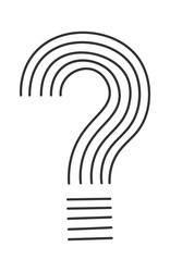 Comic question mark Royalty Free Vector Image - VectorStock
