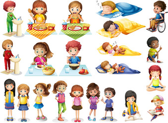 Student Routine Vector Images (over 1,000)