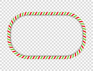 Candy cane circle Royalty Free Vector Image - VectorStock