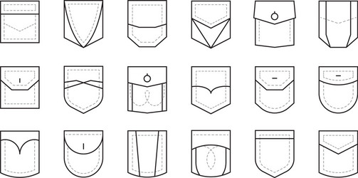 Shirt Pocket Vector Images (over 5,900)