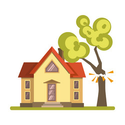 Tree house Royalty Free Vector Image - VectorStock